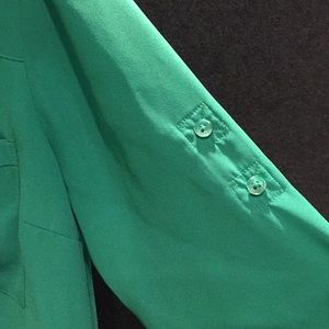 Express | Tops | Green Express Portofino Shirt | Poshmark